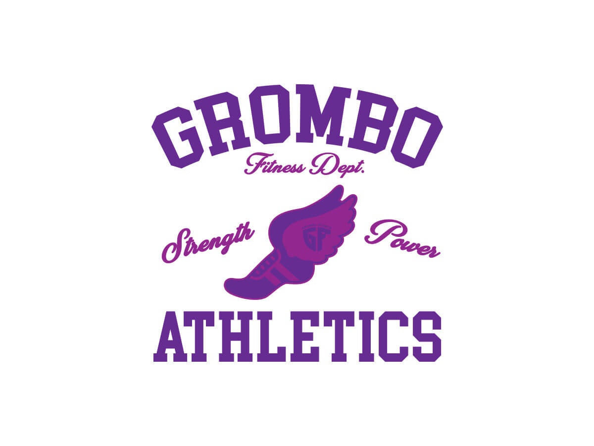 Grombo Athletics Purple Design Women's Running Performance Gym Fitness ...