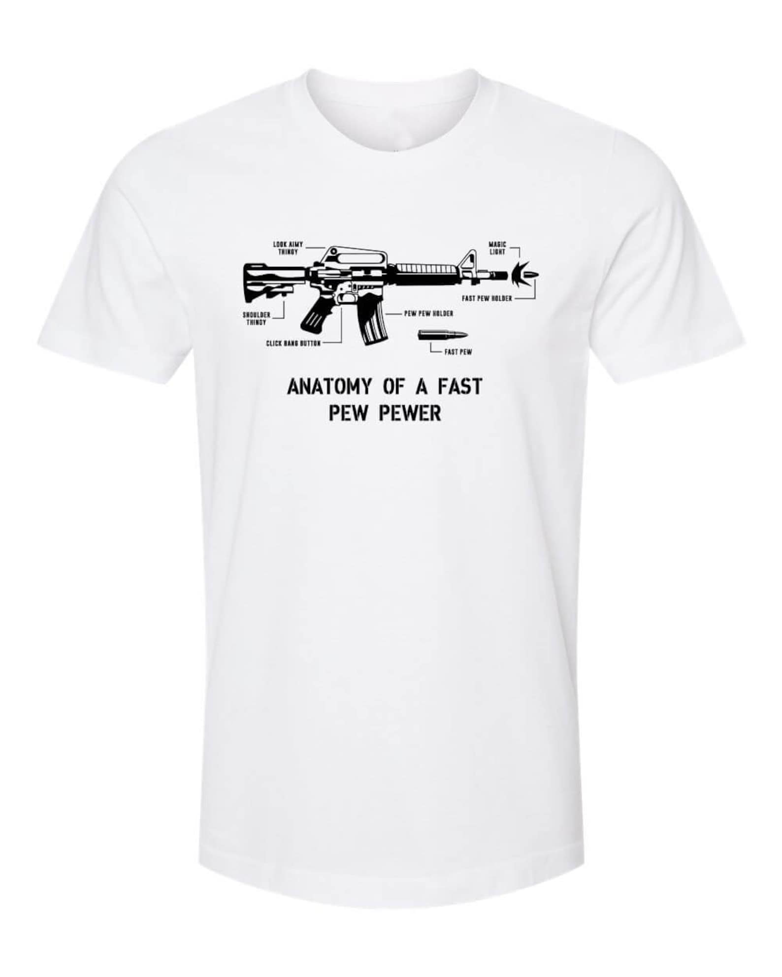 Anatomy of A Fast Pew Pewer Shirt - Etsy