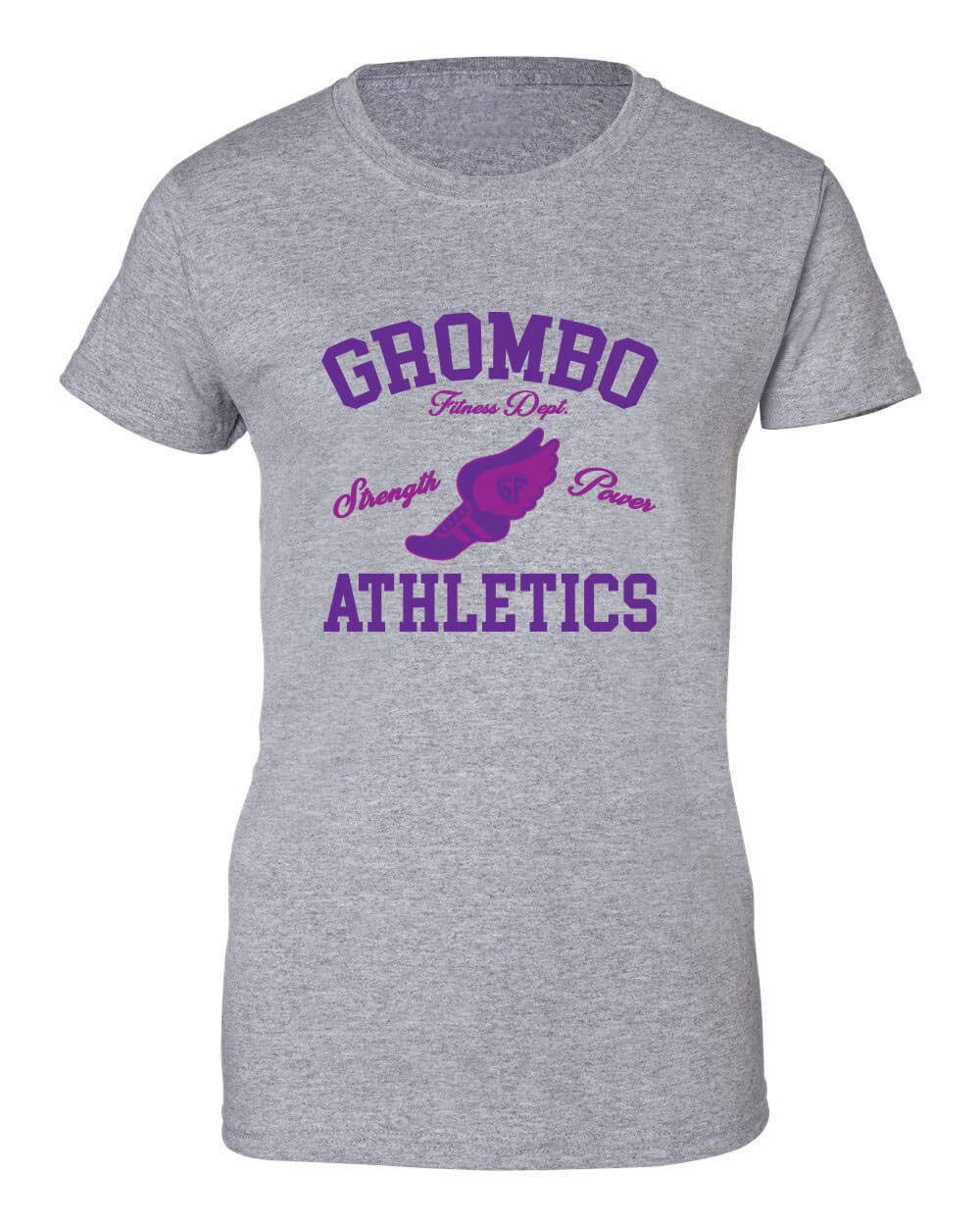 Grombo Athletics Purple Design Women's Running Performance Gym Fitness ...