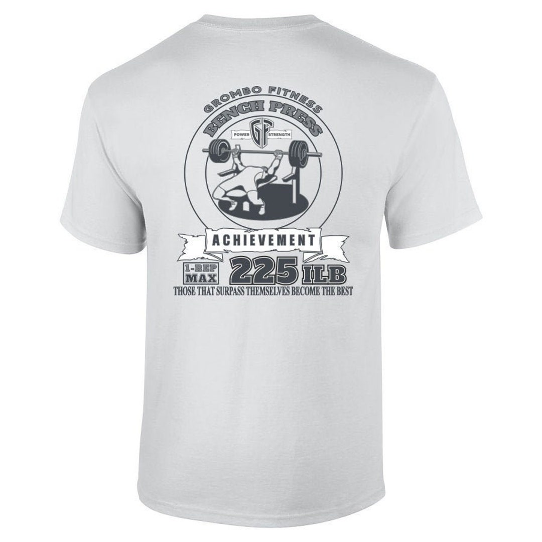 Bench Press Lift Achievement Grombo Fitness Gray Mens - Etsy