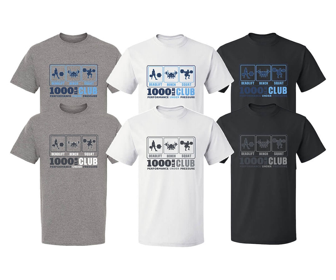 Achievement 1000 Pound Club Men's Deadlift Bench Squat - Etsy