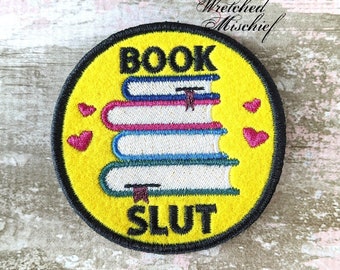 Funny Book Patch - Etsy