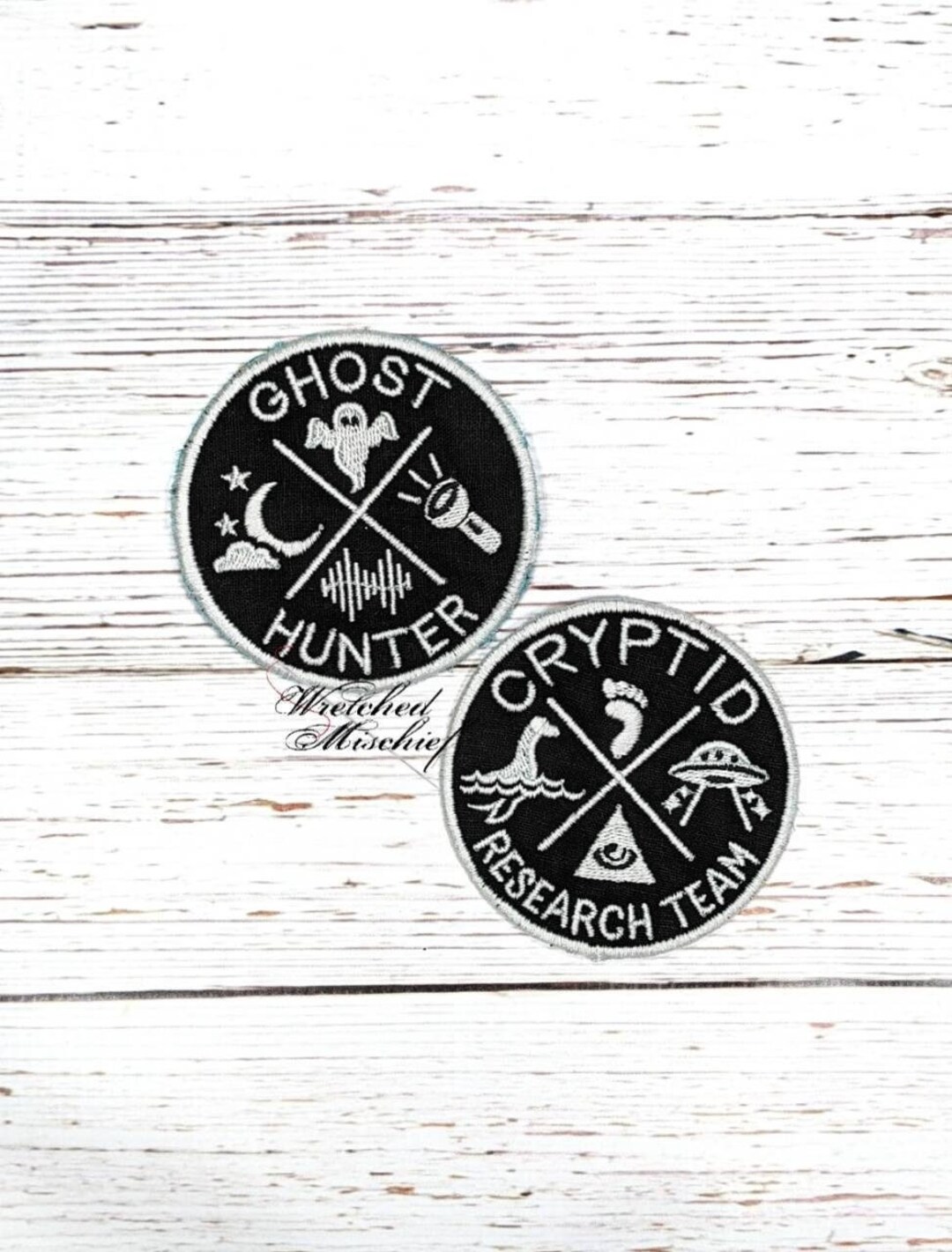 Ghost Hunter Patch . Cryptid Research Team Patch . Glow in the - Etsy