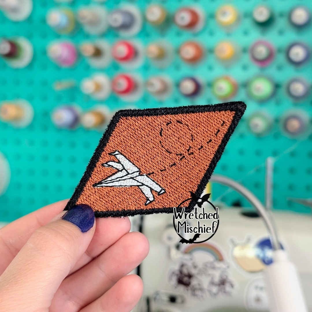 Paper X Aircraft Patch . Sew on Patch - Etsy