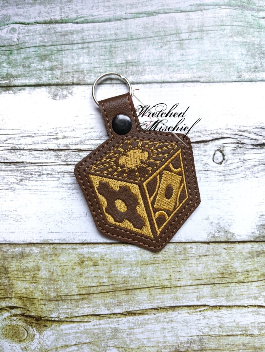 Puzzle Box Key Chain. Horror Movie Key Chain - Etsy
