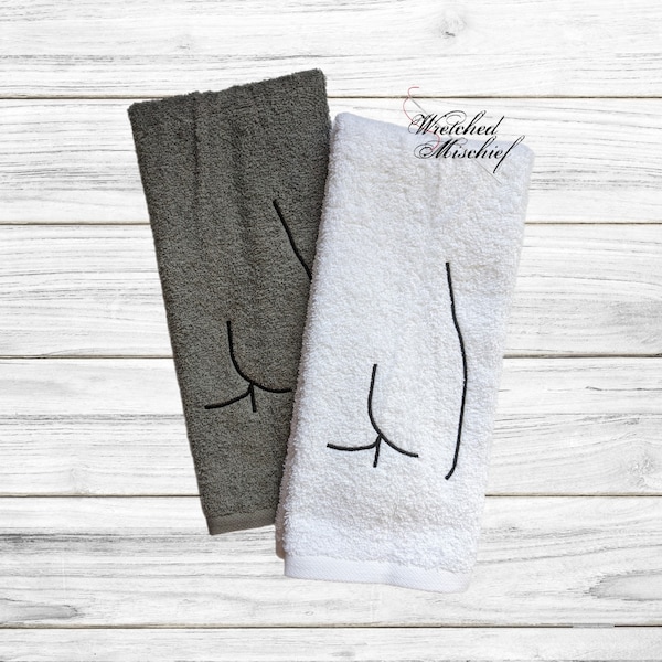 Face Butt Towel - Etsy