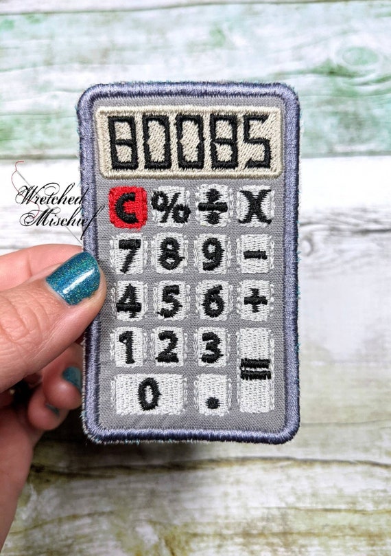 Calculator 80085 Patch . Funny Patch . Sew on Patch . Press on - Etsy
