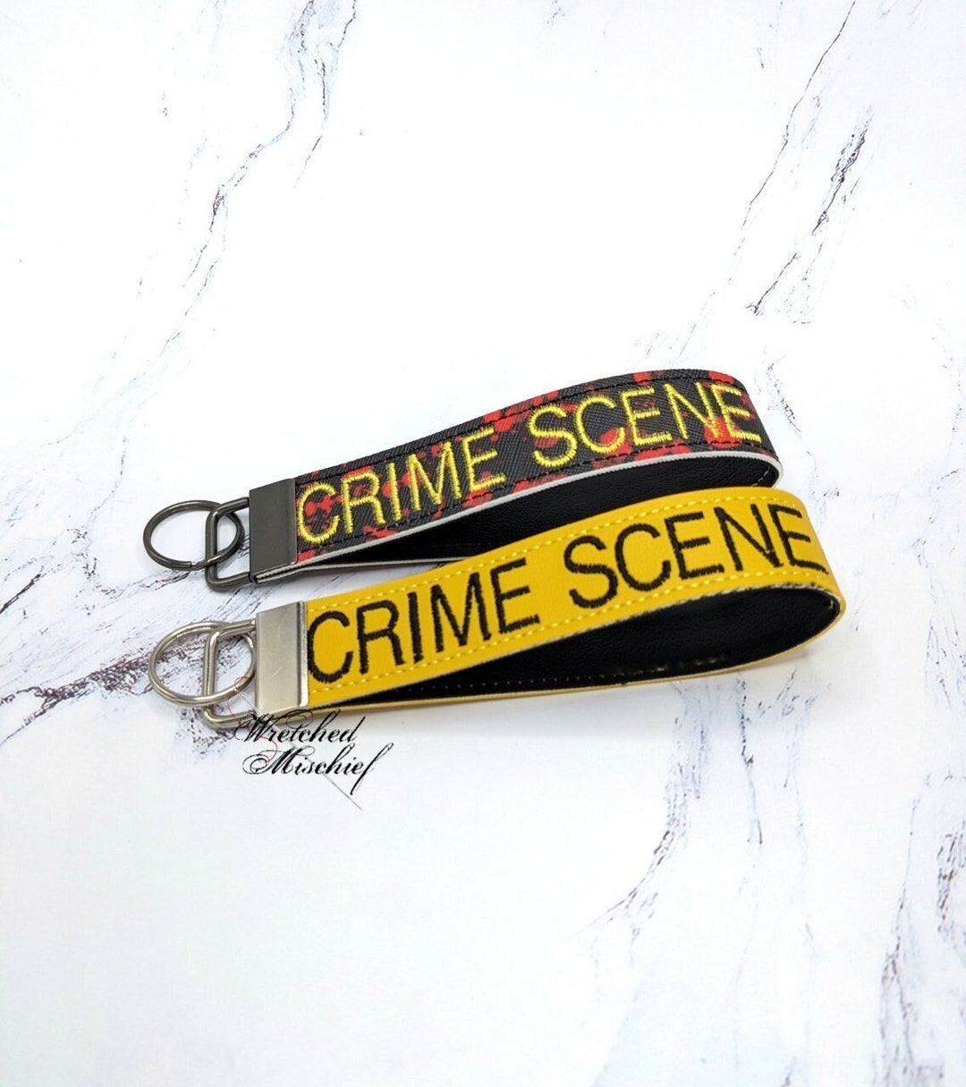 Crime Scene Key Chain - Etsy