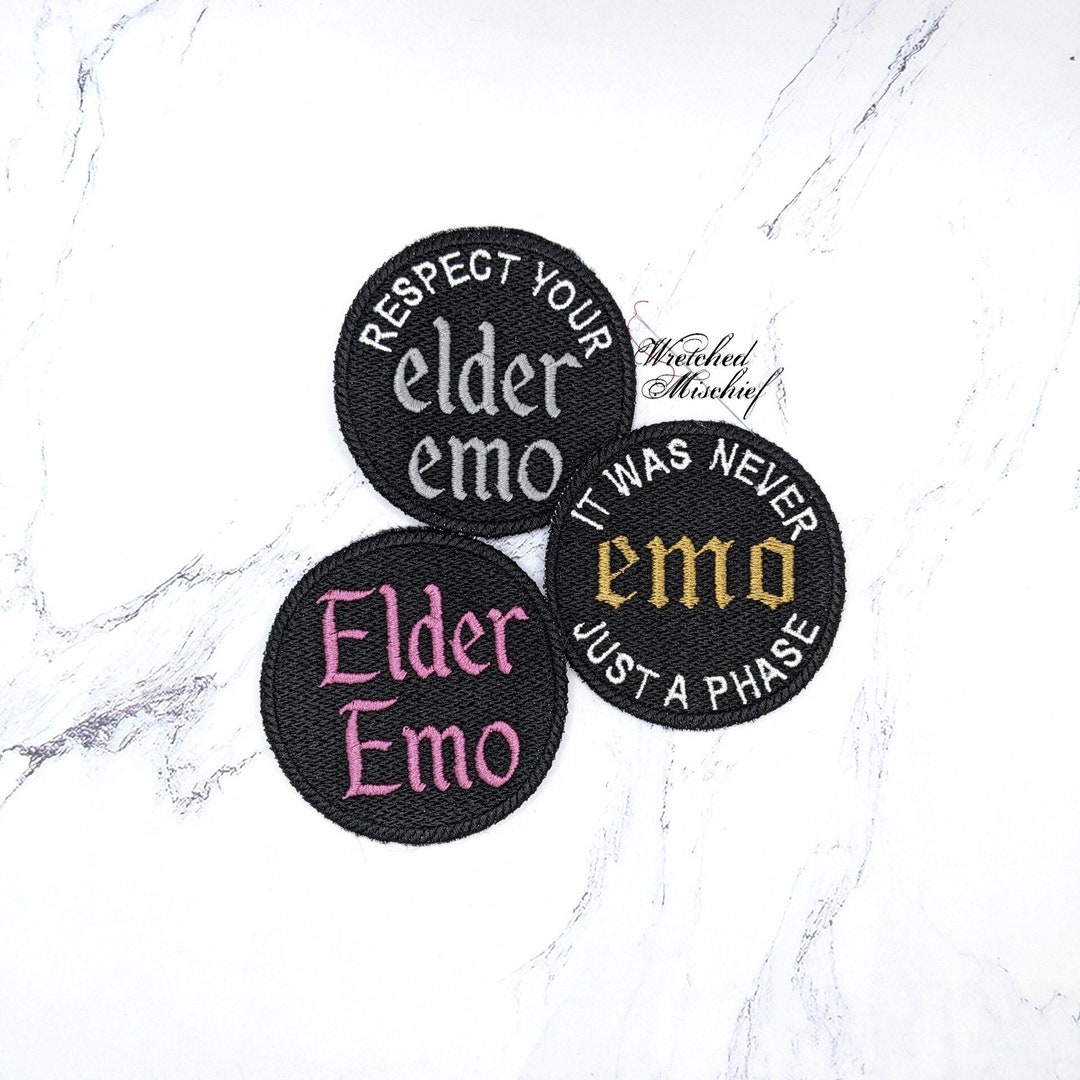 Emo Elder Patch . Sew on Patch - Etsy