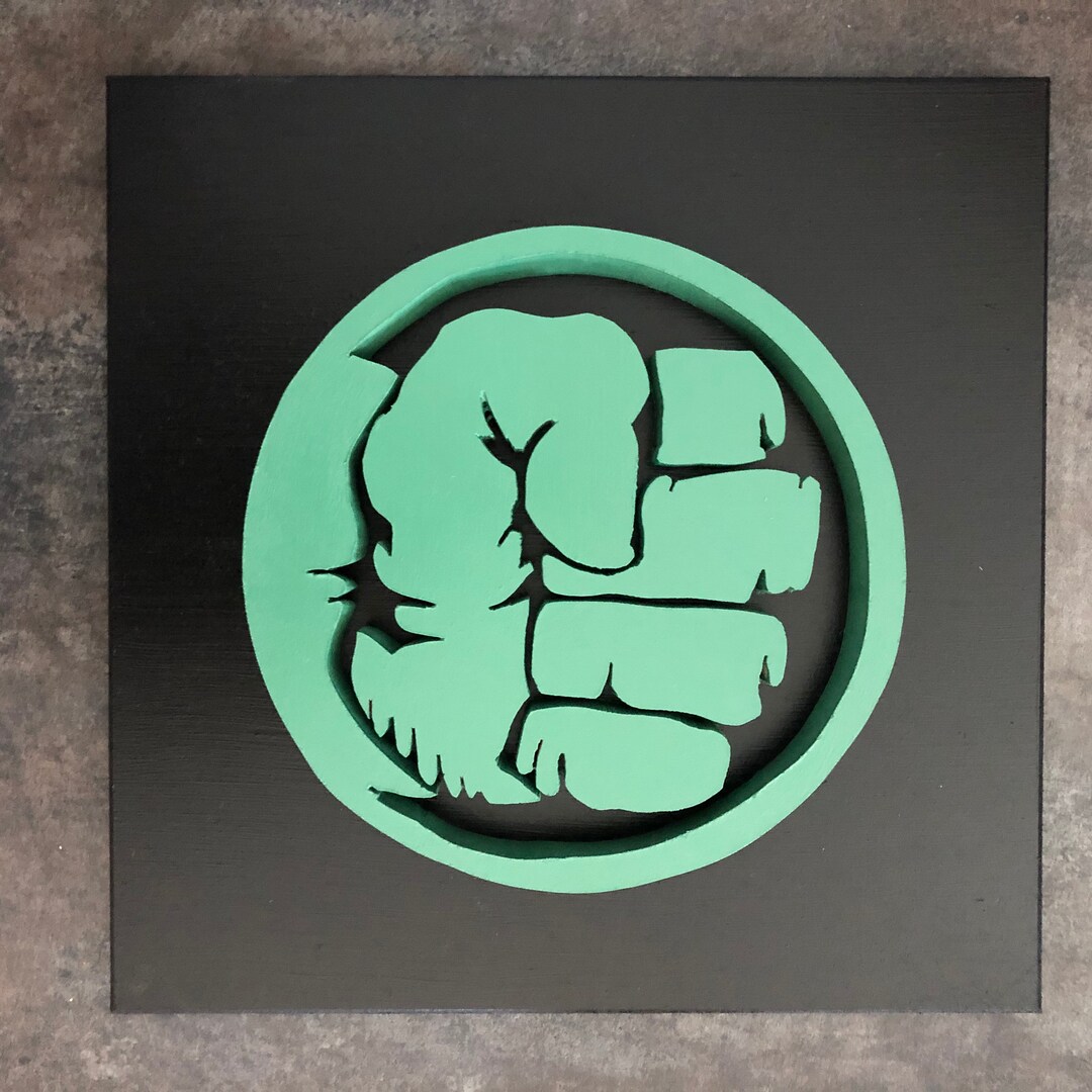 Hulk Smash Fist Sign Avengers/ Marvel Sign - Etsy