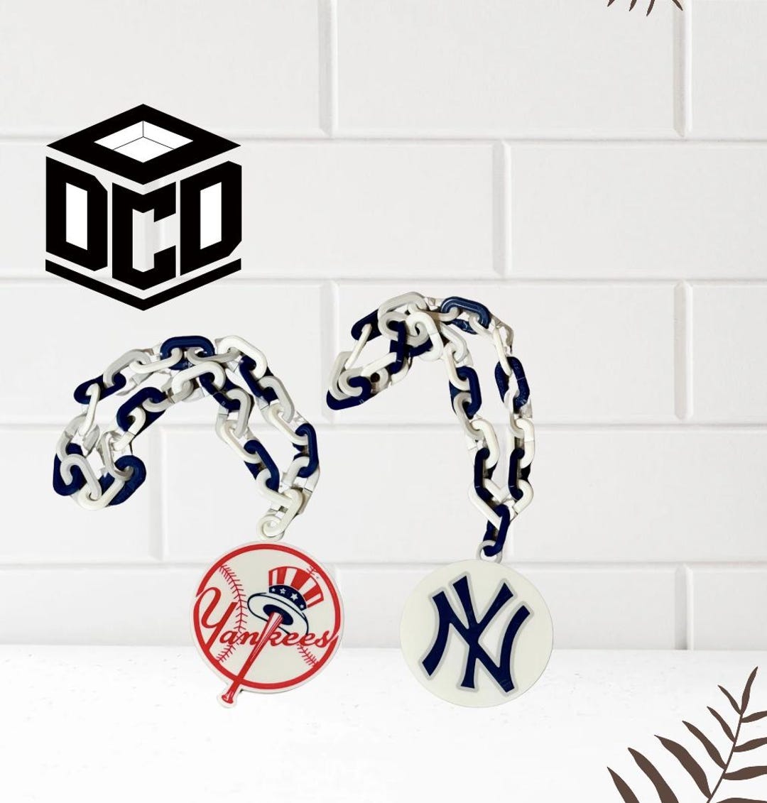 Ny Baseball Hype Chain, Logo, Team, Stadium Fans - Etsy
