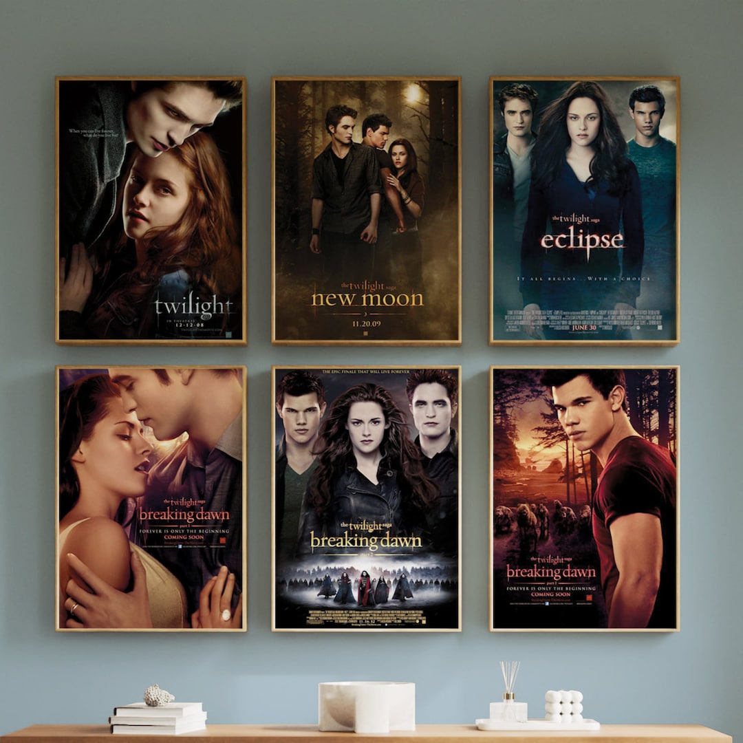 Twilight Saga Movie Poster Bundle: Vampire Film Prints (digital Download) - Etsy