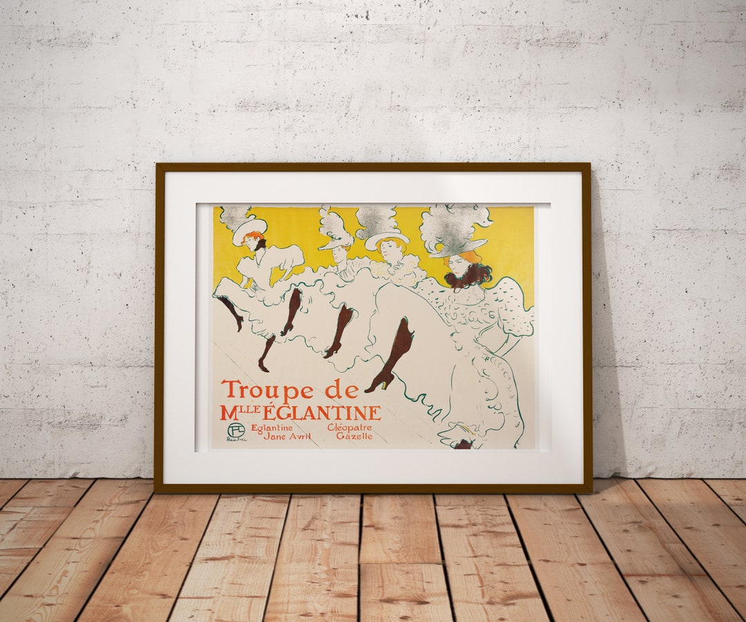 Toulouse lautrec Mademoiselle Eglantine Troupe Post Impressionism ...