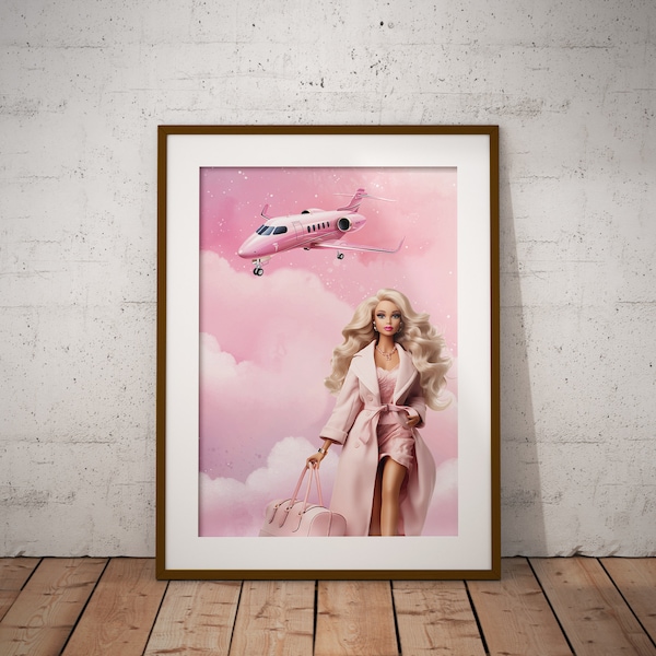 Airplane Barbie - Etsy