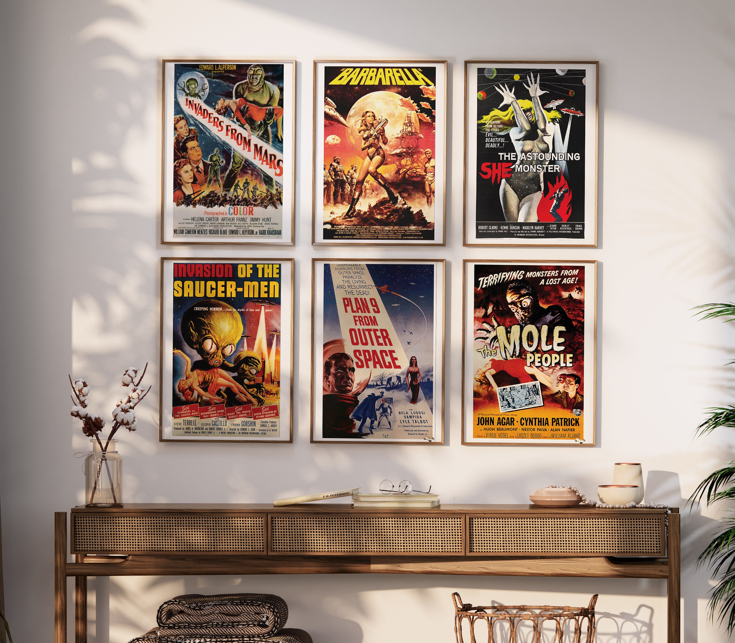 Sci-fi Monster Horror Movie Posters 50 Vintage Retro Movie Collectors ...