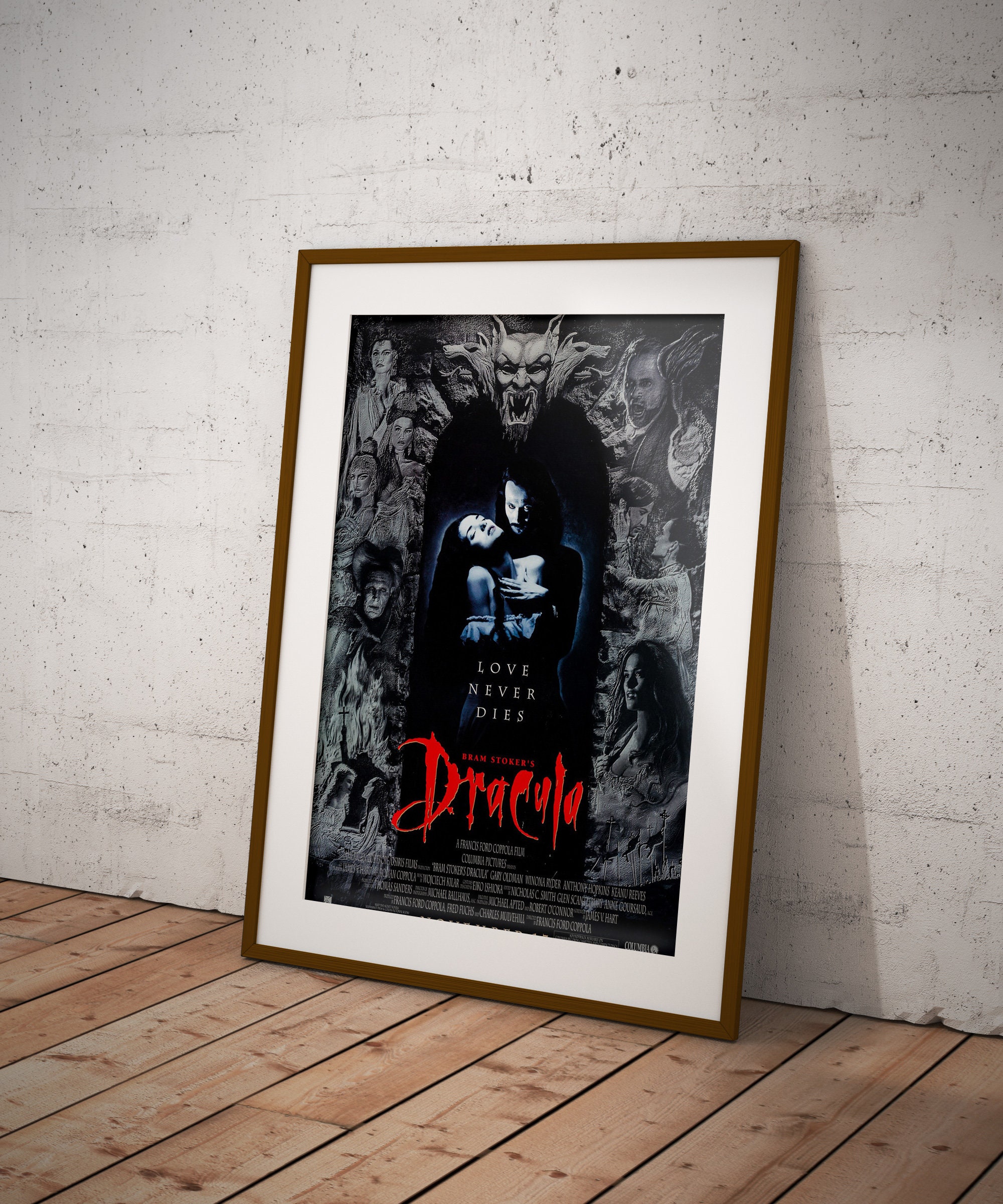 Bram Stoker's Dracula Movie Poster: Vintage Horror Wall Art (instant ...