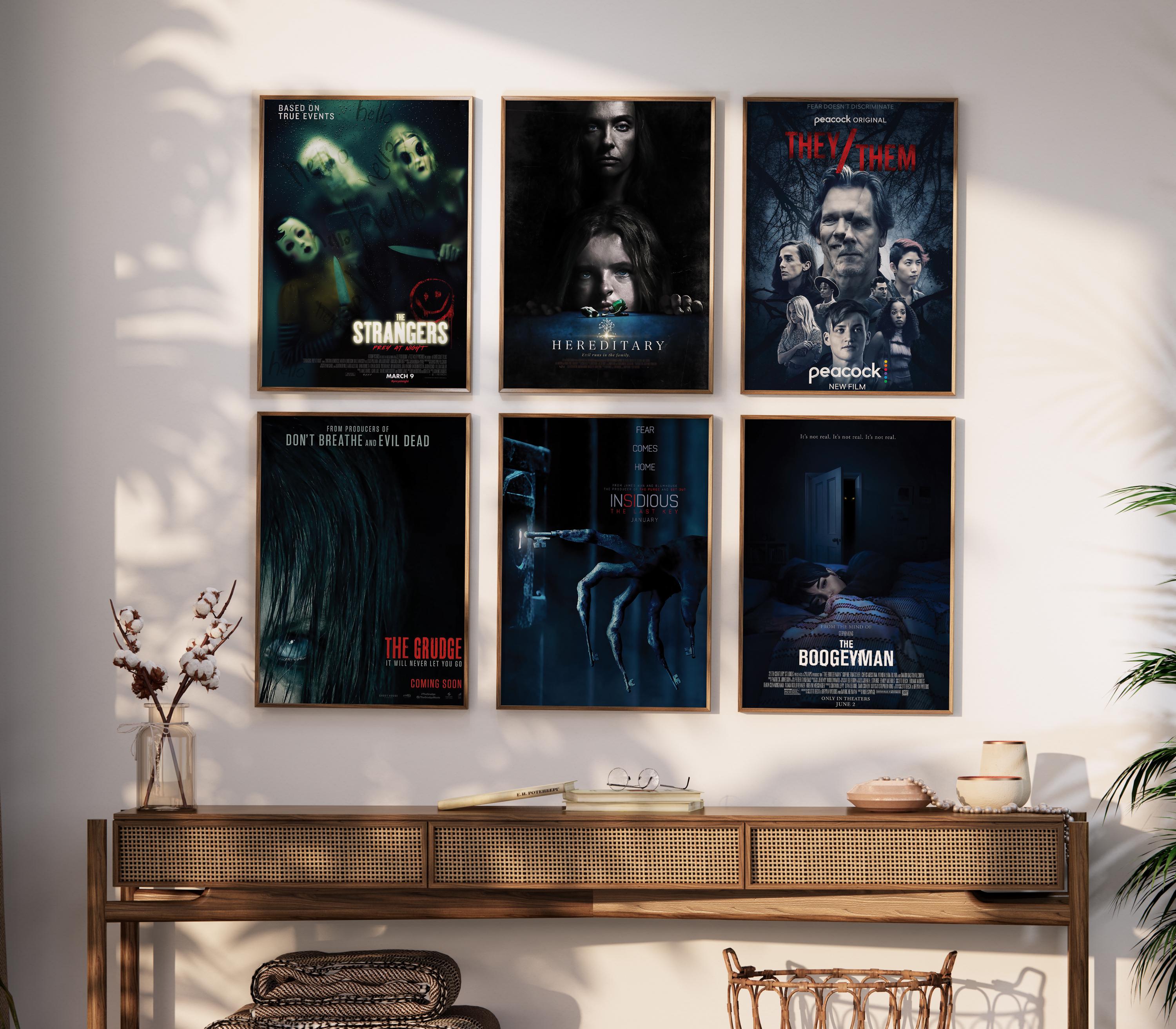 Horror Movie Poster Mega Bundle | Halloween Printable Wall Art ...