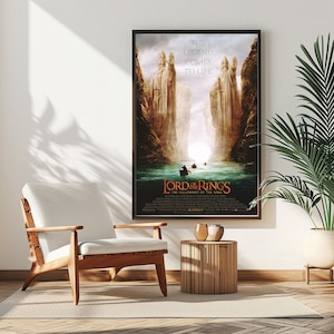 Lord of the Rings Movie Poster Set | LOTR Trilogy Wall Art (digital ...