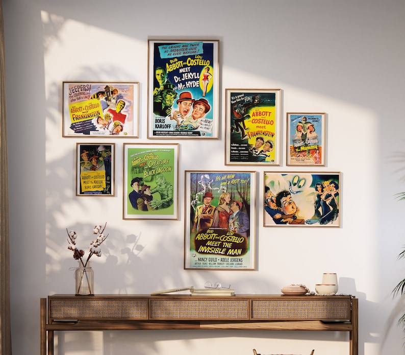 Abbott & Costello Movie Prints | 46 Vintage Movie Poster Bundle ...