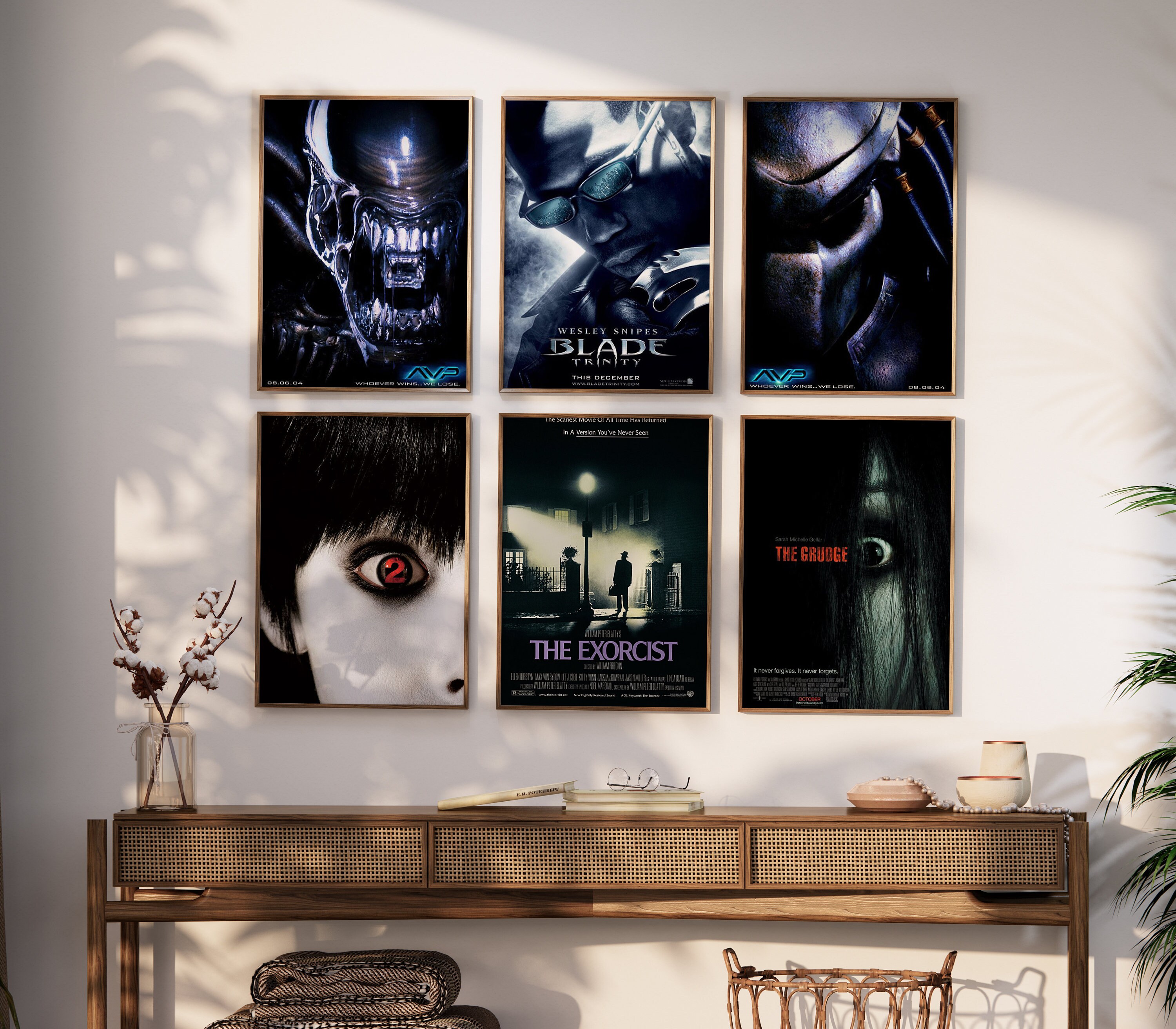 Horror Movie Poster Mega Bundle Printable Wall Art Digital Download ...