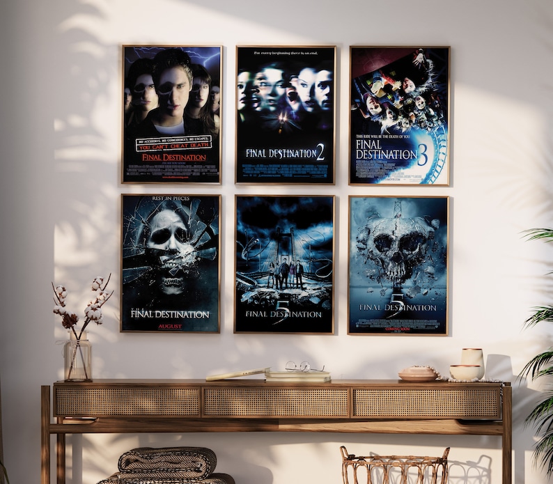 Final Destination Movie Series Poster Bundle | Horror Movie ...