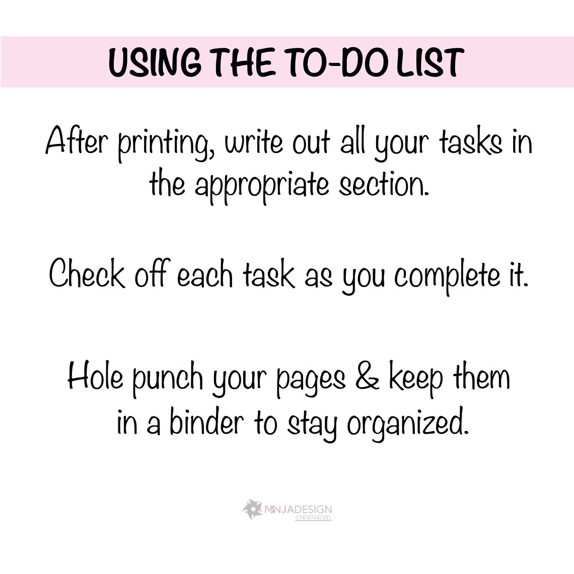 Printable Priority to Do List With Checkboxes | Etsy