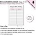 Printable Instagram Content Planner With Instagram Follower Growth ...