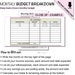 Printable Monthly Budget Breakdown to Keep Track of Your Monthly Budget ...