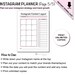 Printable Instagram Content Planner With Instagram Follower Growth ...