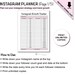 Printable Instagram Content Planner With Instagram Follower Growth ...