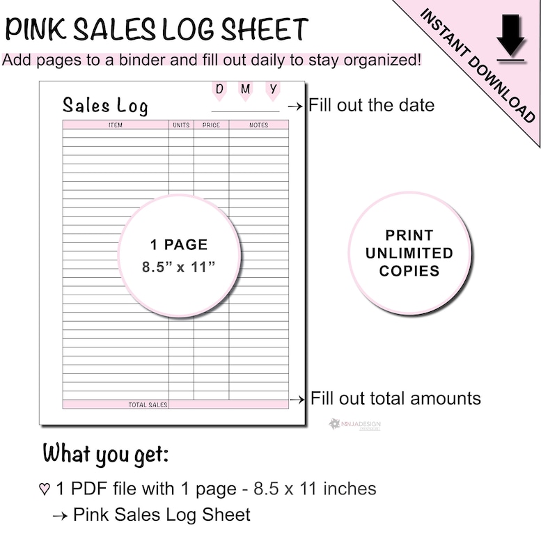 NinjaDesignPrintable - Etsy