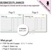 Printable Landscape Business Organization Planner and Tracker Sheets ...