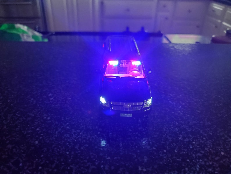 Custom Diecast 1/43 police car with working lights pre-order. | Etsy