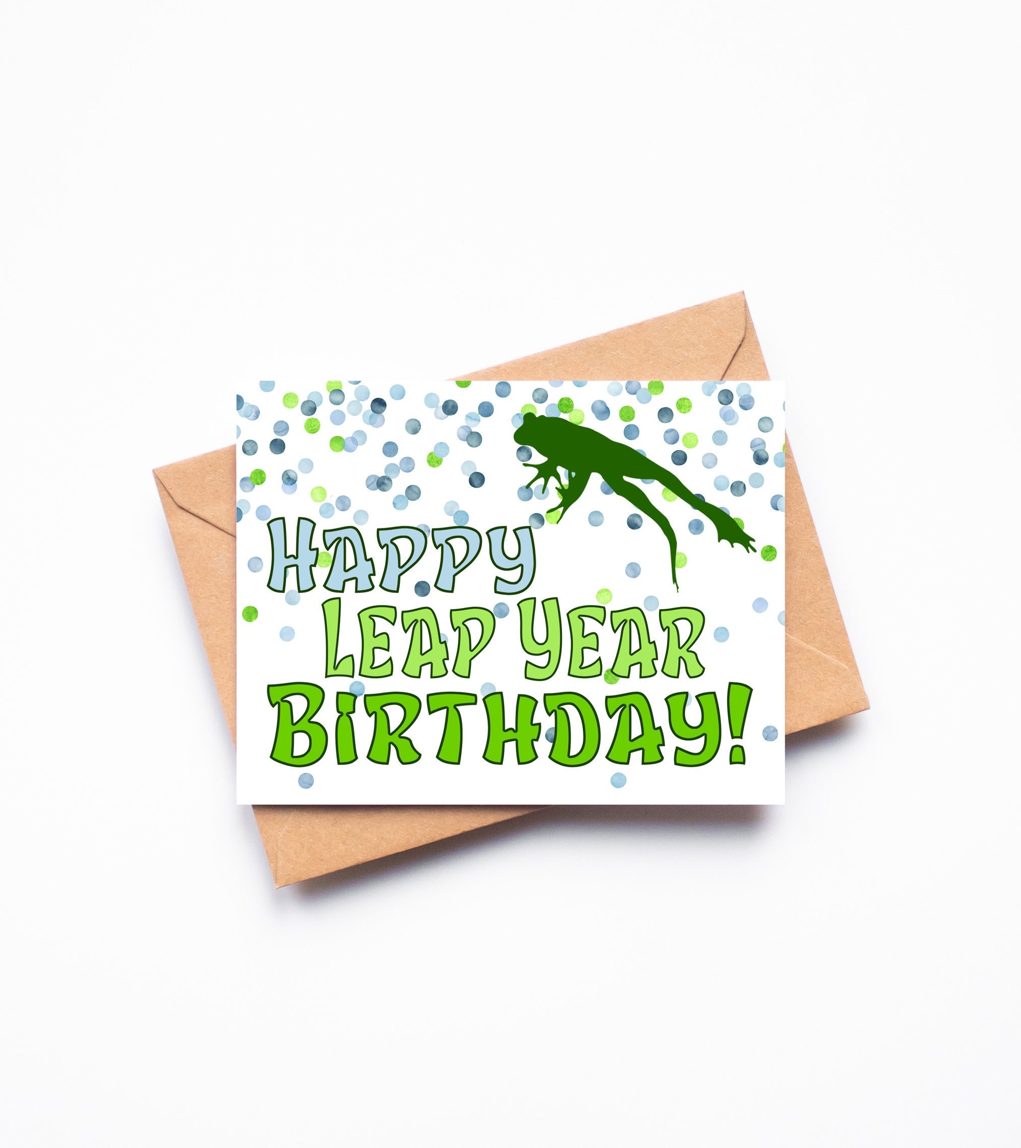 Happy Leap Year Birthday Card - Etsy