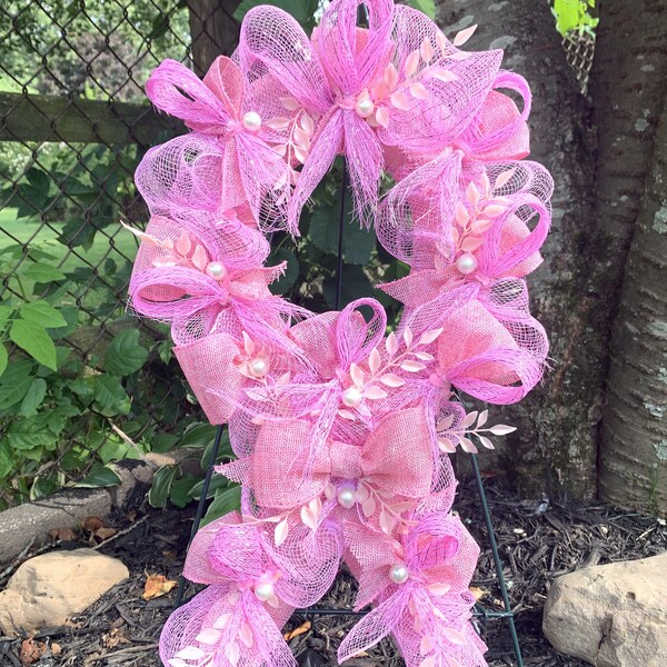 Breast Cancer Wreath - Etsy