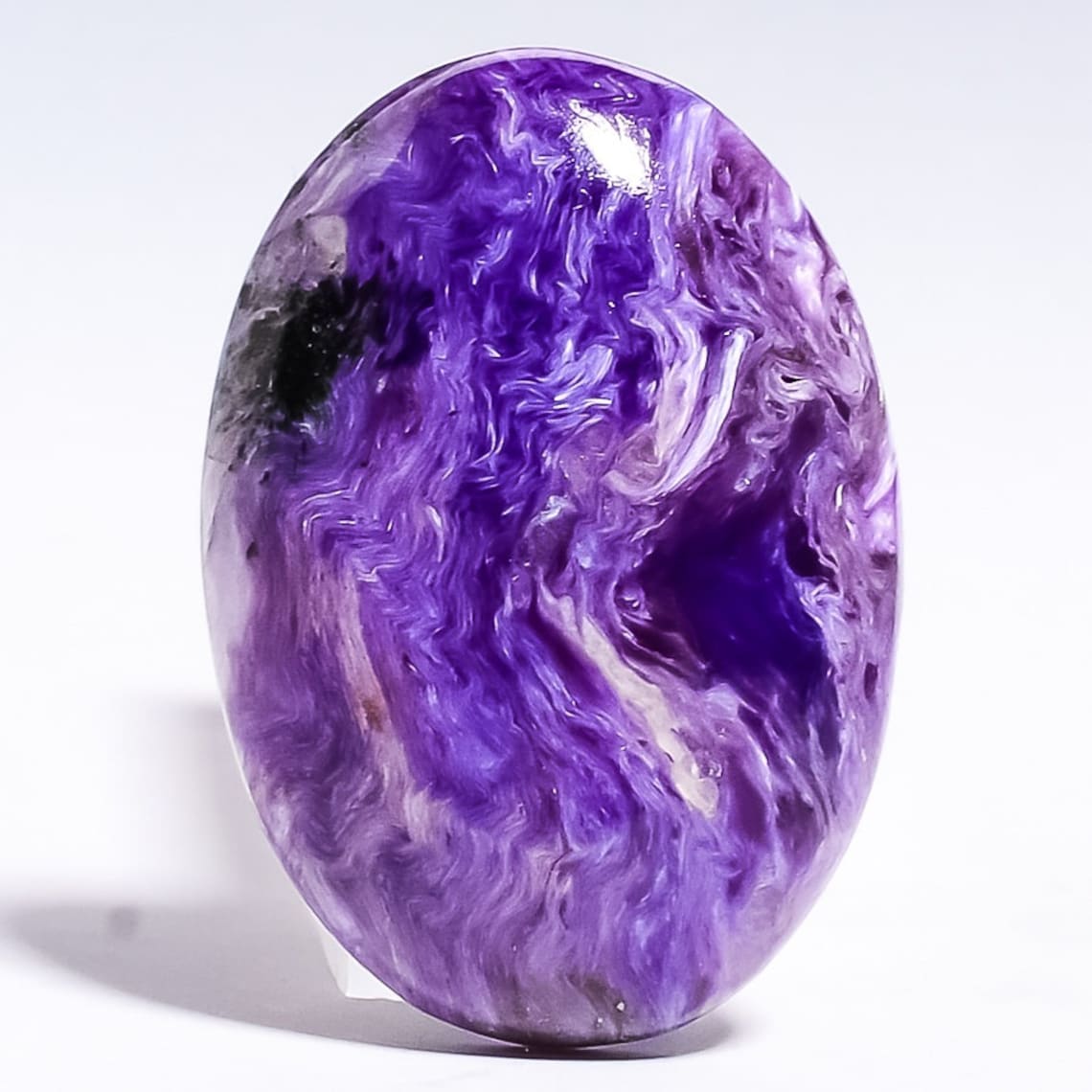 Natural Charoite Loose Gemstone Cabochon 31 X 21 X 5 mm 27 | Etsy