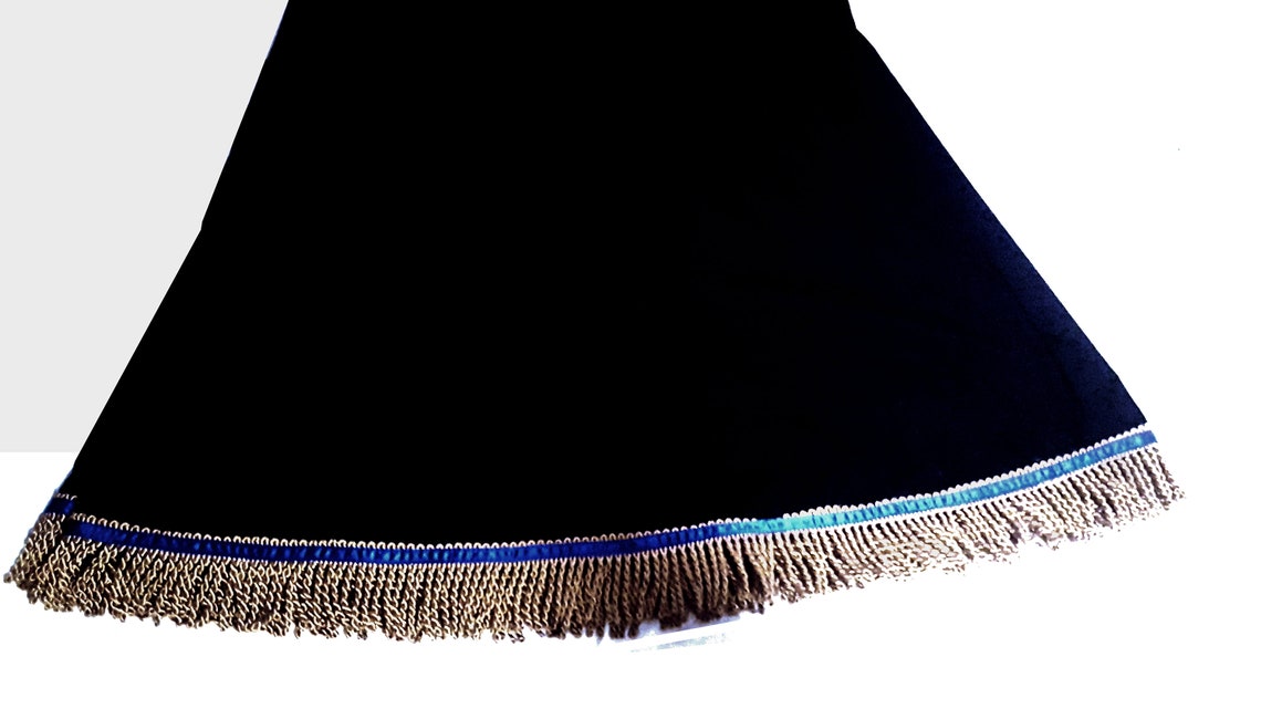 Hebrew Israelite Skirts With Gold Fringes | Etsy