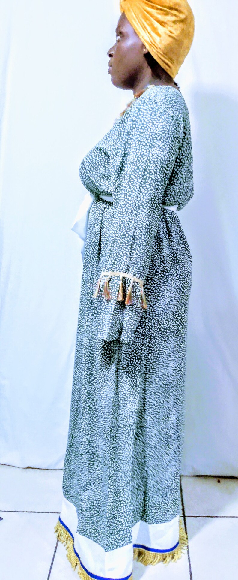 Hebrew israelite dress with fringe | Etsy