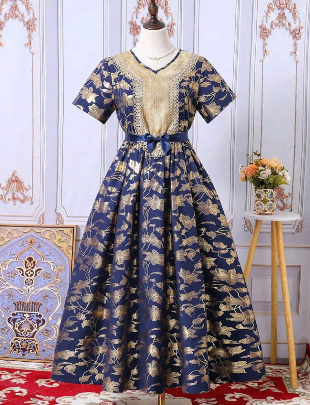 Hebrew Israelites Girl Dress With Gold Fringe - Etsy