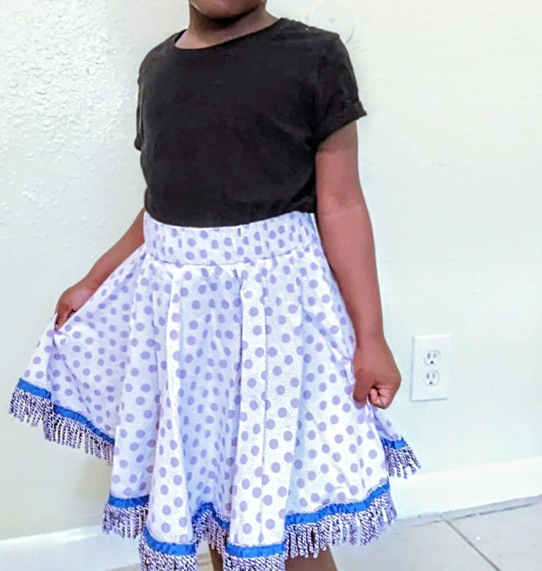 Hebrew Israelite Girl Skirt With Fringe - Etsy