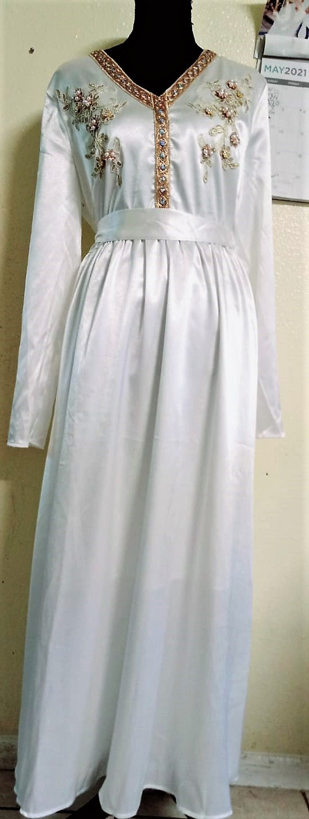 Hebrew Israelite Dress With Gold Fringe - Etsy