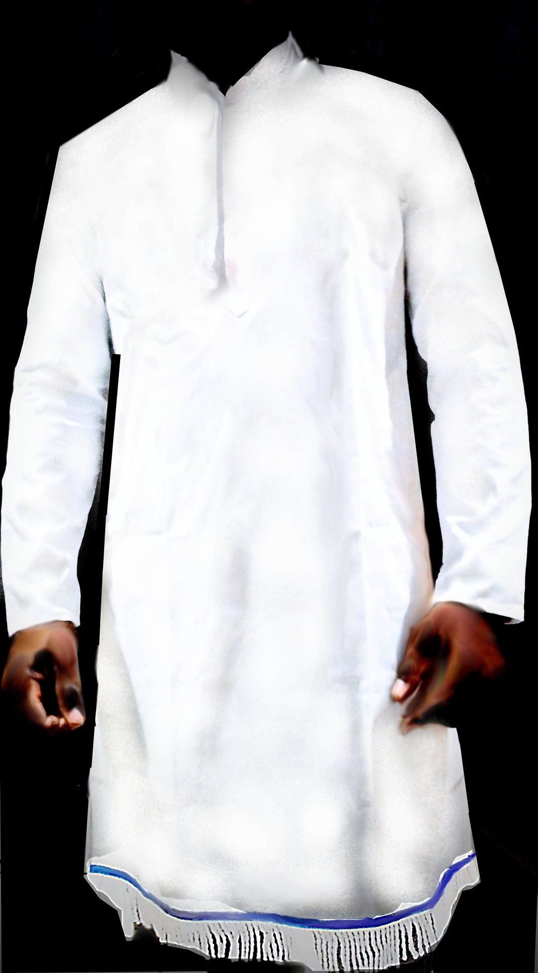 Hebrew Israelite Garment for Men With/ White Fringe - Etsy
