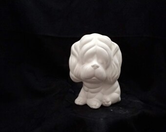 Ceramic Bisque Dog | Etsy