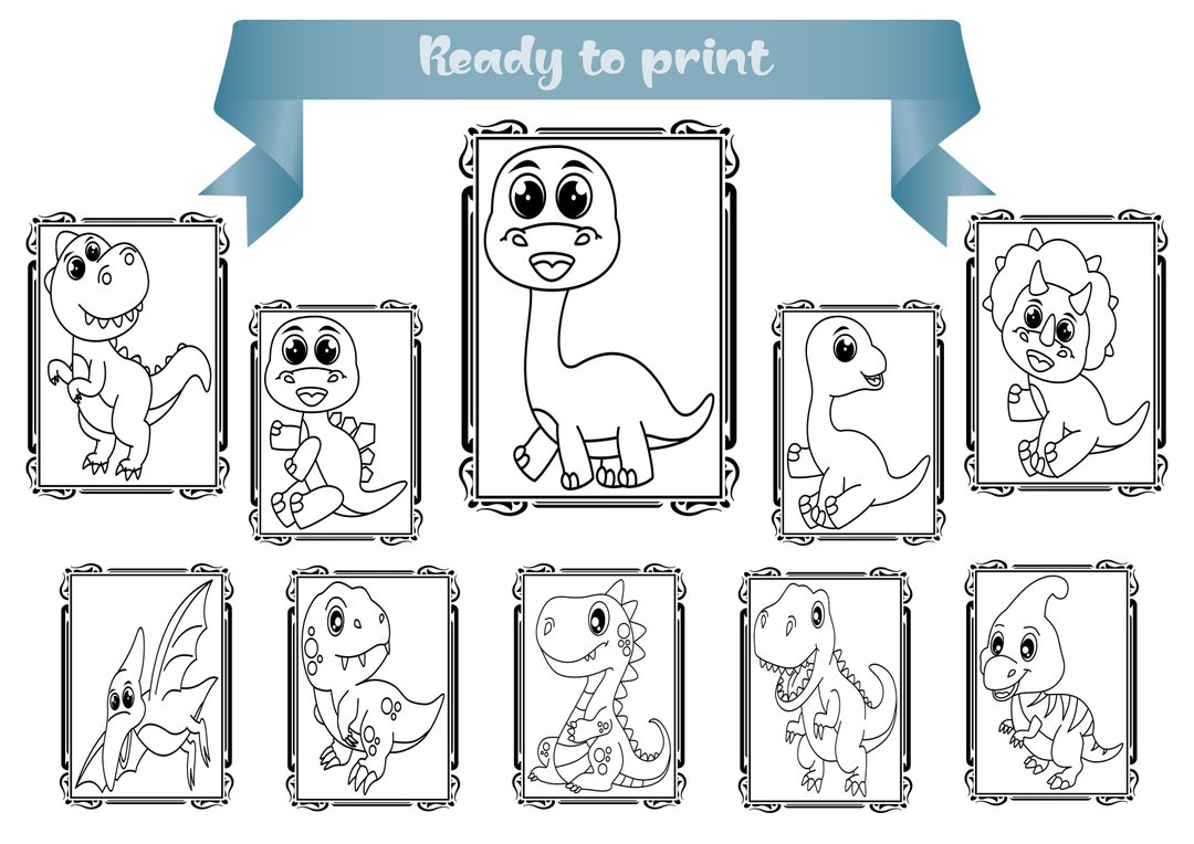 Dinosaur Coloring Pages, Dinosaur Printable, Kids Coloring Pages ...