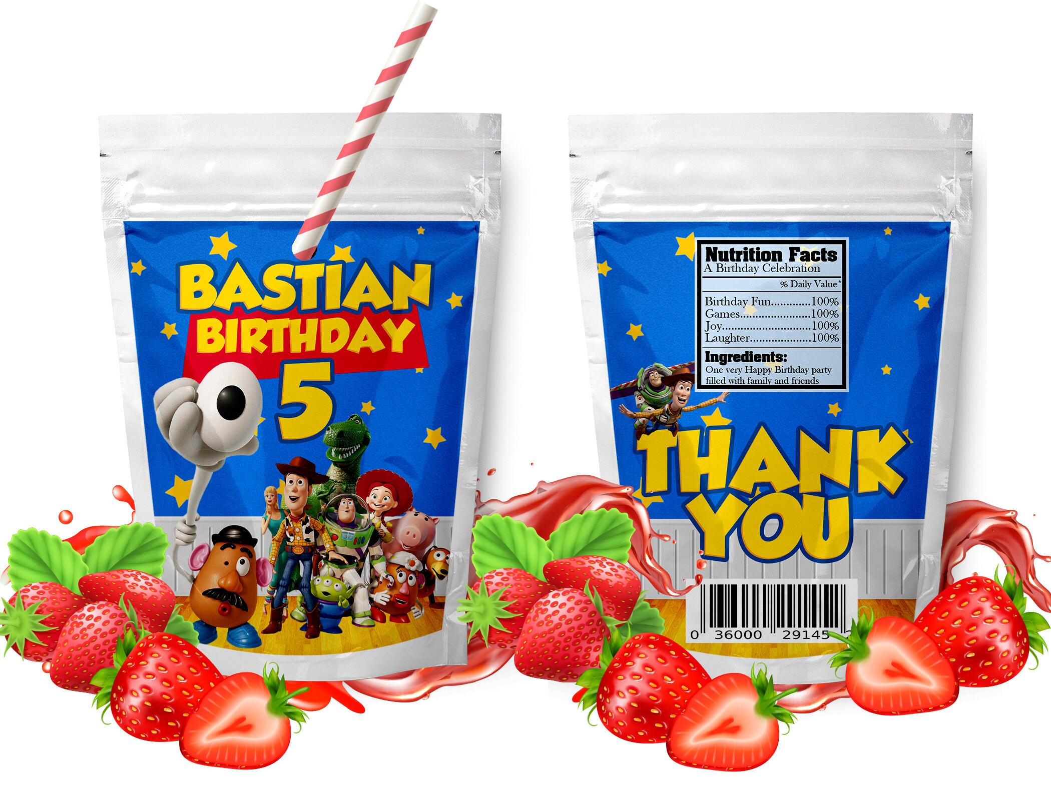 Toy Story Capri Sun, Toy Story Party Favor, Toy Story Birthday, Toy ...