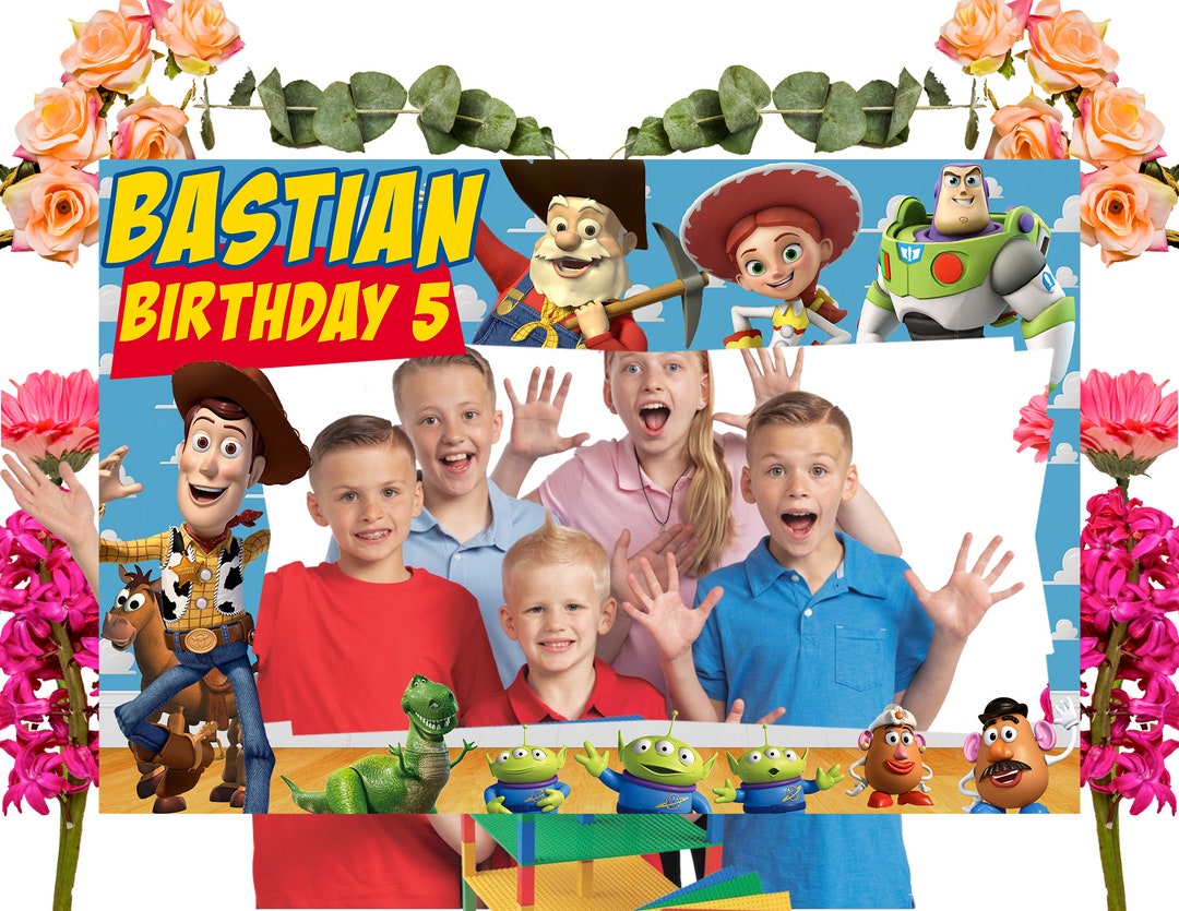 Toy Story Photo Booth, Toy Story Photo Frame, Toy Story Birthday, Toy ...
