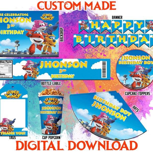 Super Wings Party - Etsy