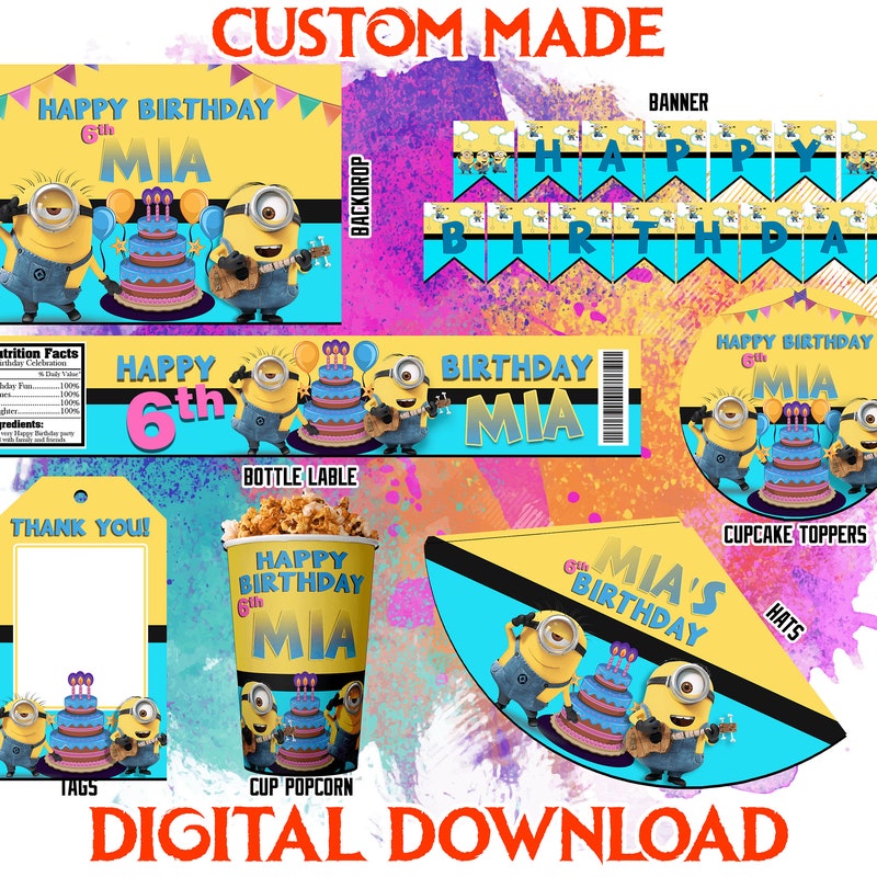 Minions Printable - Etsy