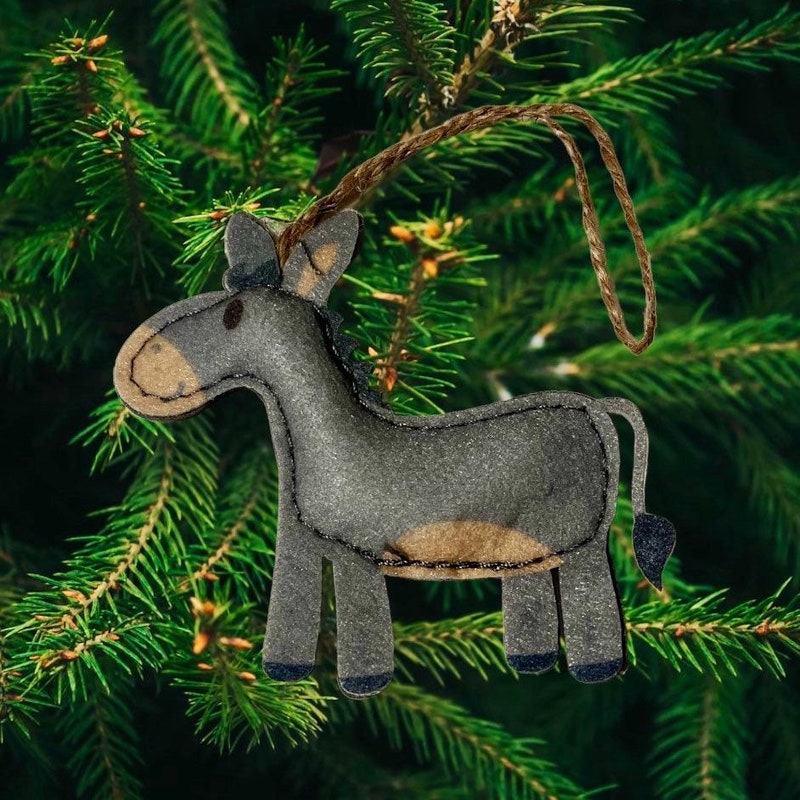 Donkey Ornament - Etsy