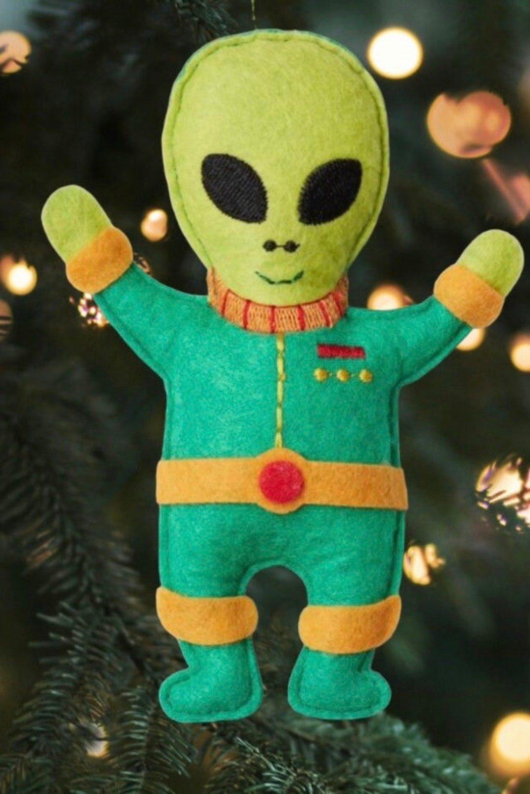 Alien Christmas Ornament • Personalized Alien Ornaments • Alien Gifts ...